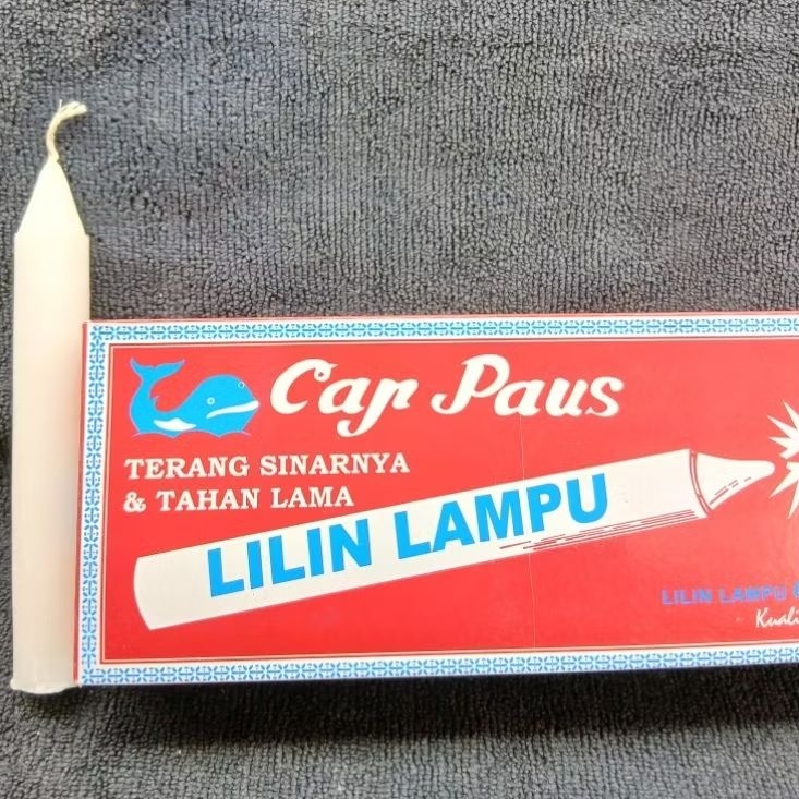 Jual LILIN PUTIH CAP PAUS ISI 8PC( 1 KOTAK) | Shopee Indonesia