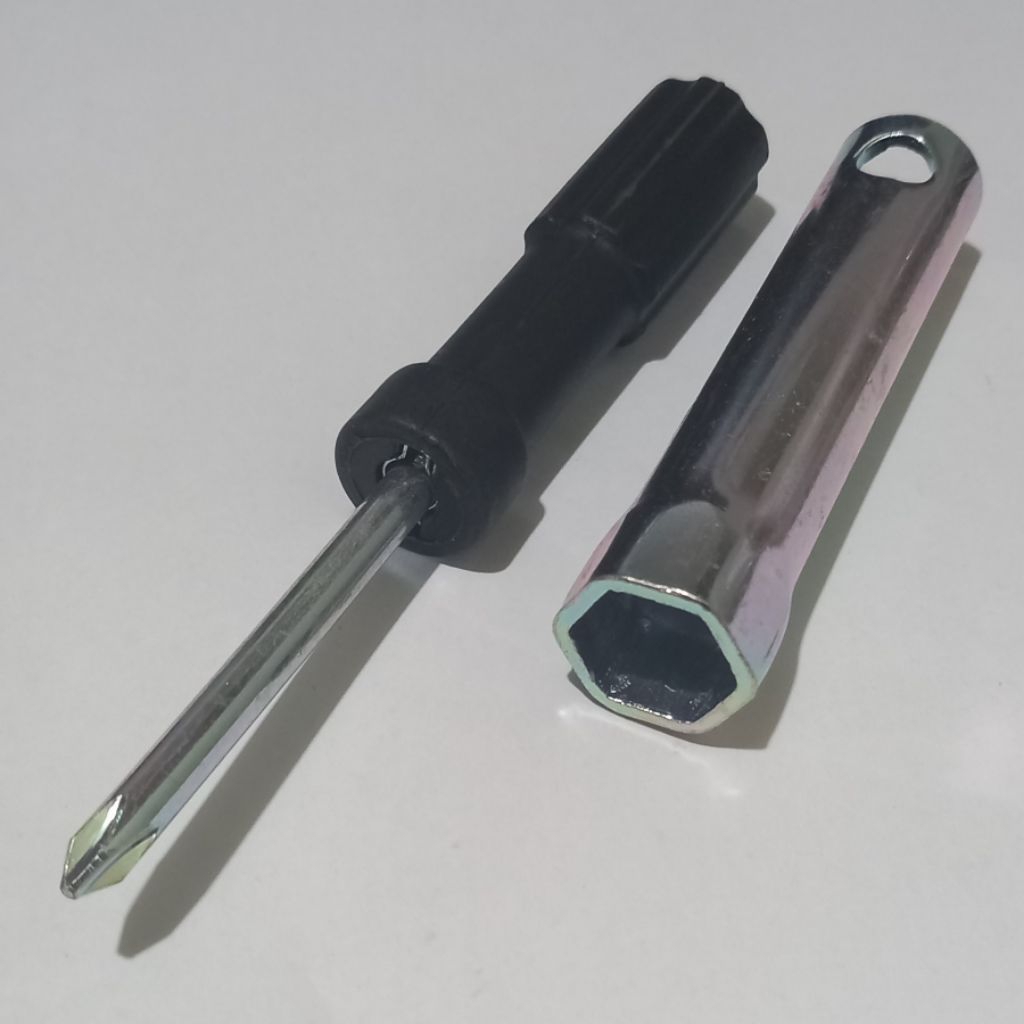 Jual Tool kit kunci busi obeng universal motor bebek matic | Shopee ...