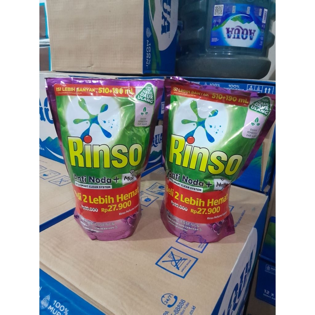 Jual Rinso cair anti noda ,1 banded/paket isi 2pcs. netto @ 700ml ...