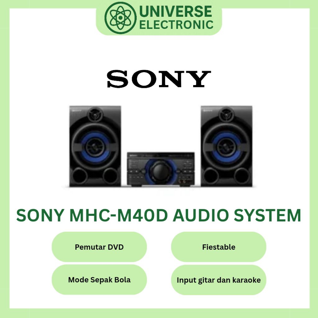 Jual SONY MHC-M40D / MHC-M40 HIFI SYSTEM SPEAKER | Shopee Indonesia