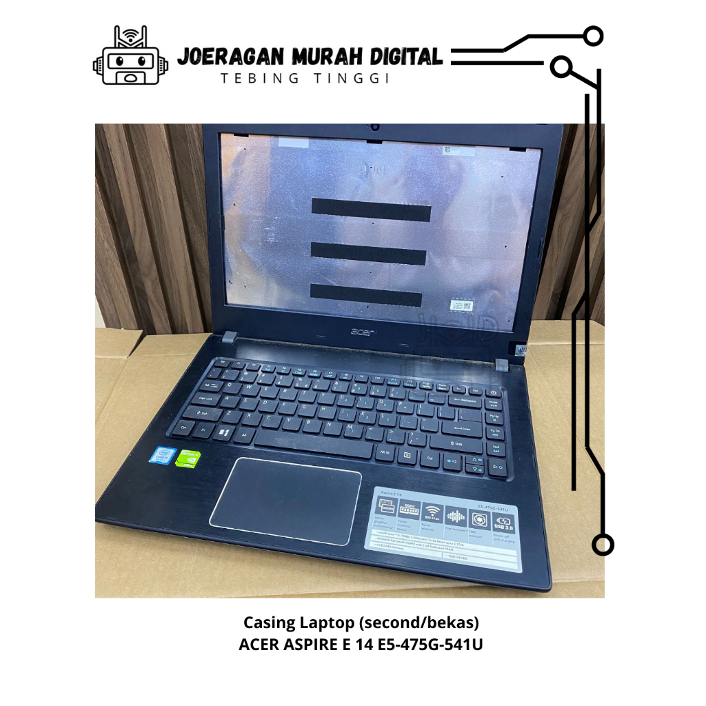 Jual Casing Laptop (second/bekas) ACER ASPIRE E 14 E5-475G-541U ...