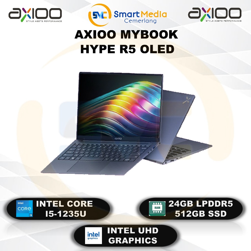 Jual AXIOO HYPE R5 OLED - INTEL I5-1235U - 24GB - 512GB - 14" OLED ...