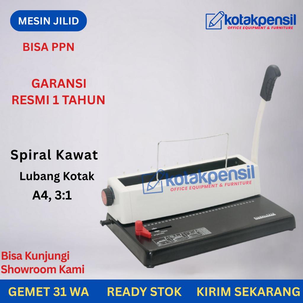 Jual Mesin Jilid Spiral Kawat GEMET 31WA A4 3:1 Bending GEMET 31 WA ...