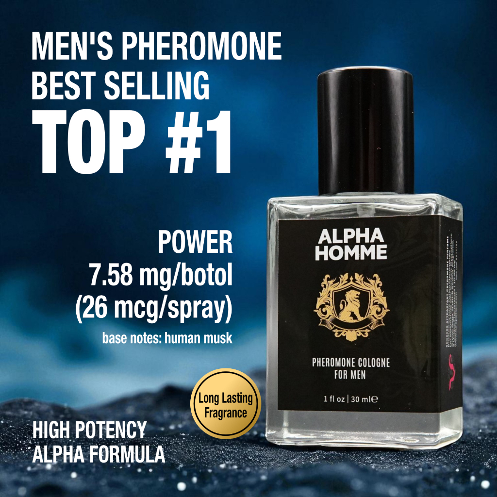 Jual ALPHA HOMME Parfum Phero Pria Maskulin - Pheromones Cologne ...
