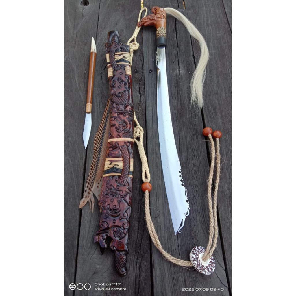 Jual Mandau Jimpul Asli Khas Dayak Kalimantan Berkualitas | Murah ...