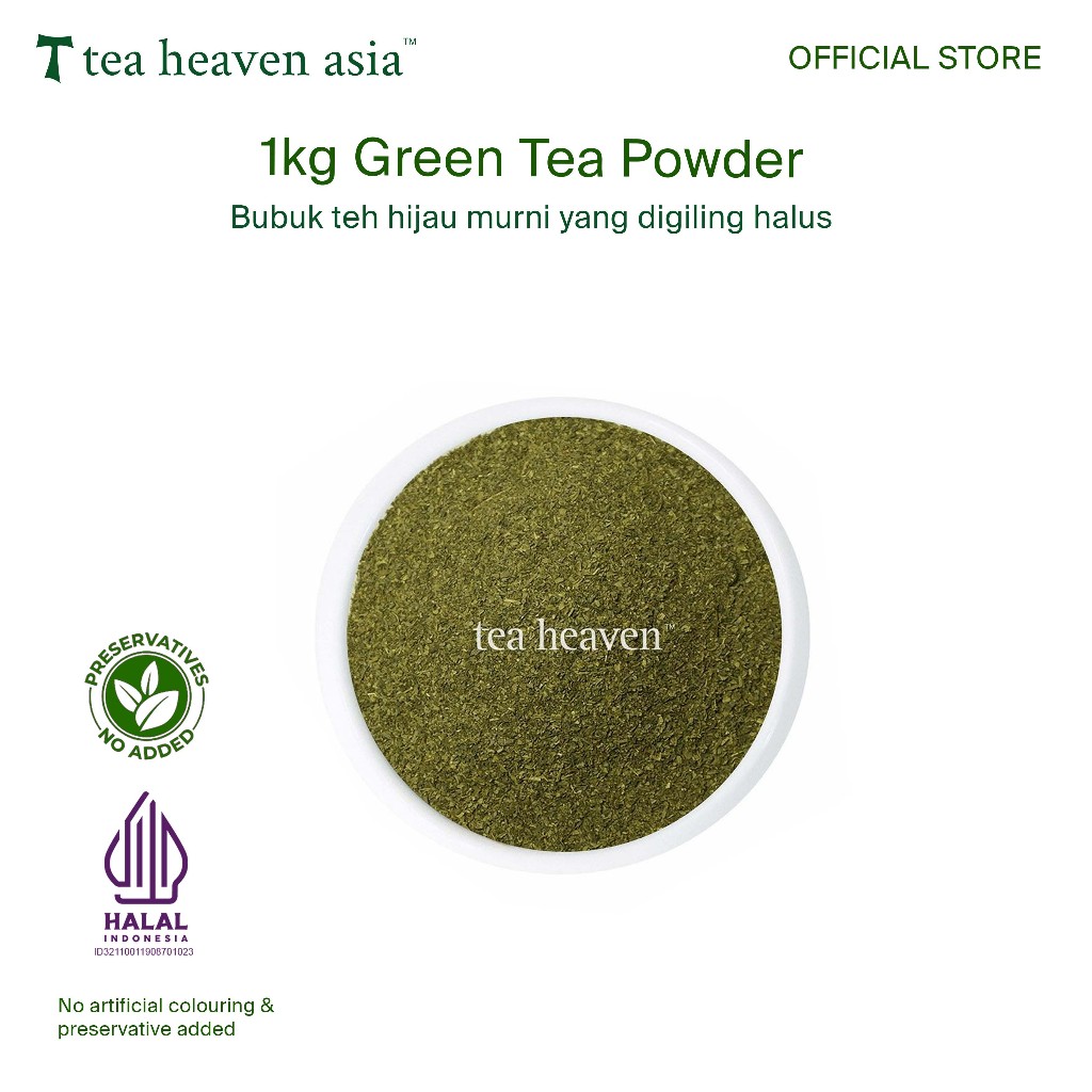 Jual Tea Heaven Green Tea Powder 1kg | Shopee Indonesia