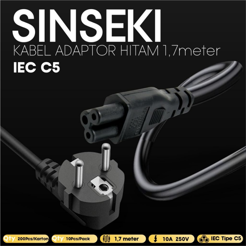 Jual Kabel Power Adaptor Laptop Komputer Monitor Playstation Proyektor ...