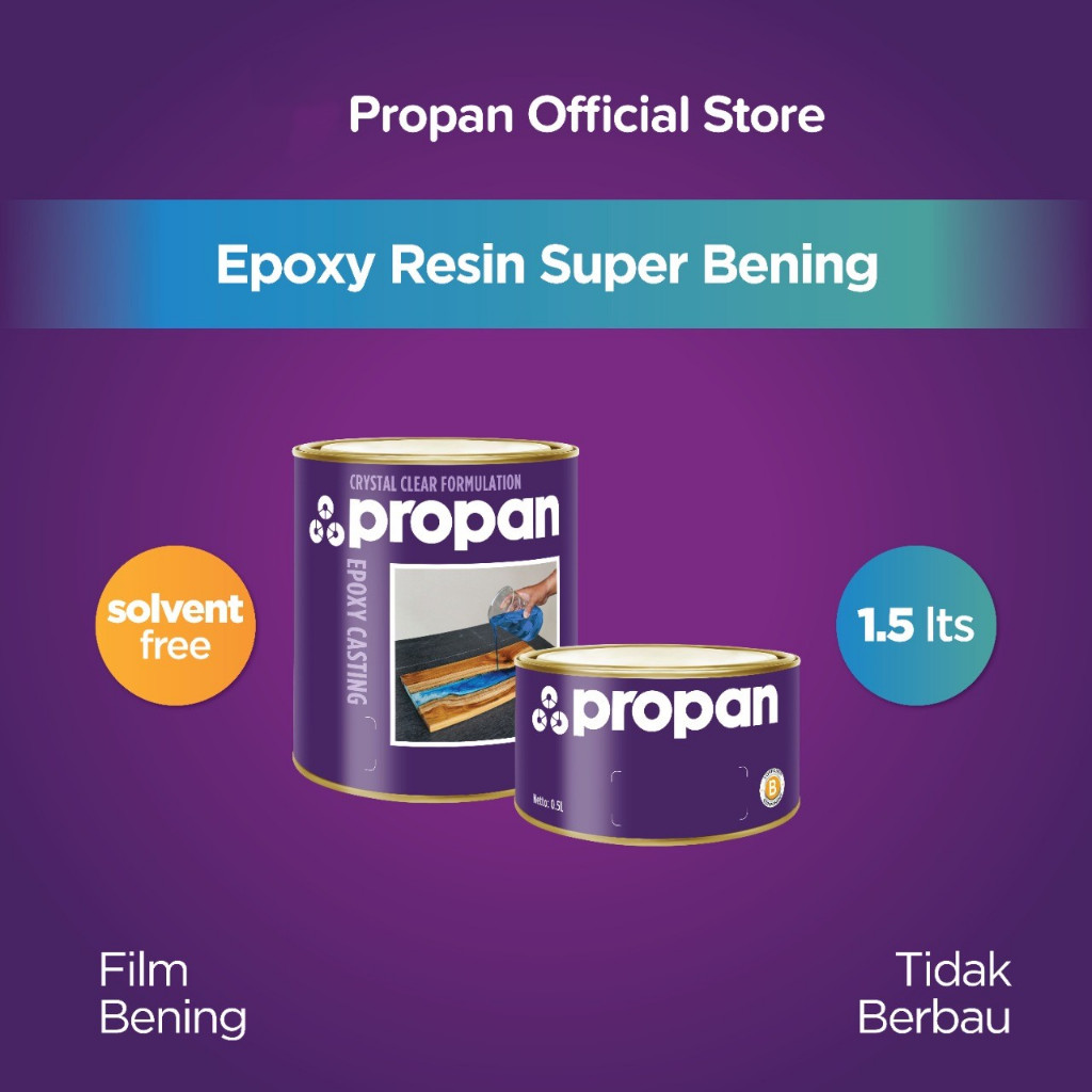 Jual PROPAN EPOXY CASTING EPOXY RESIN SUPER BENING 1.5 LSET (PROPAN ...