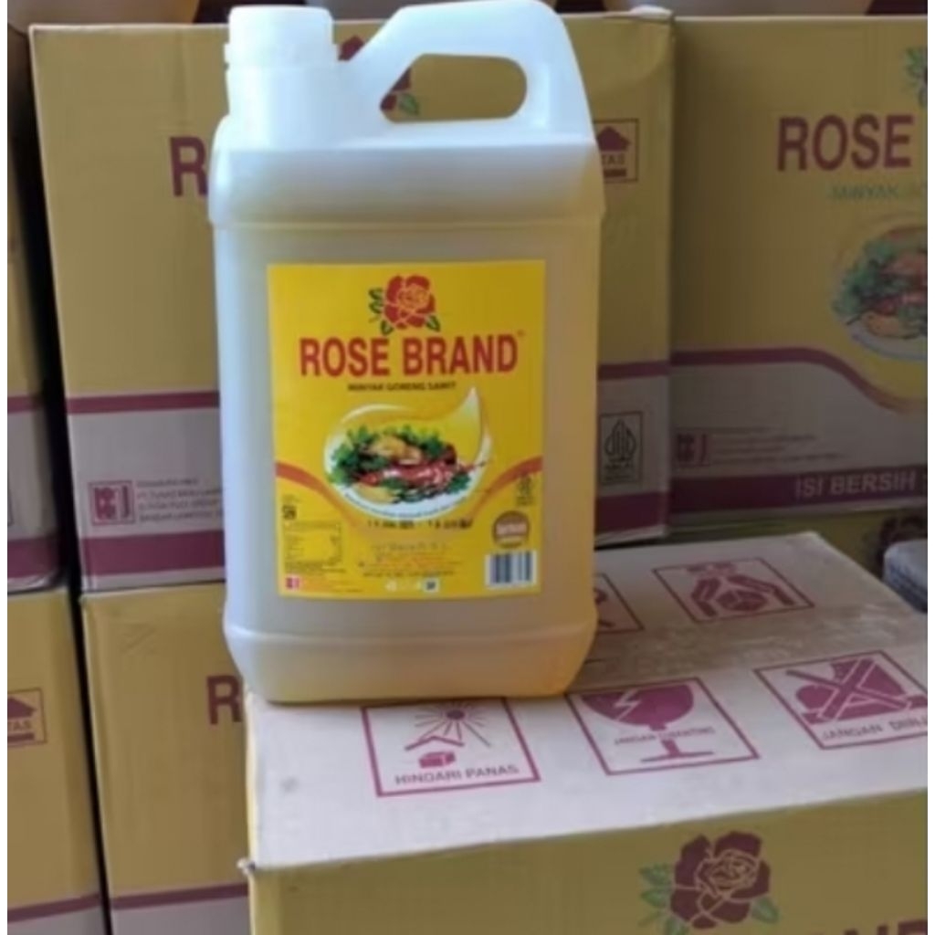 Jual Minyak Sayur ROSEBRAND ROSE BRAND 5 Liter ( 1 Dus isi 4 Galon ...