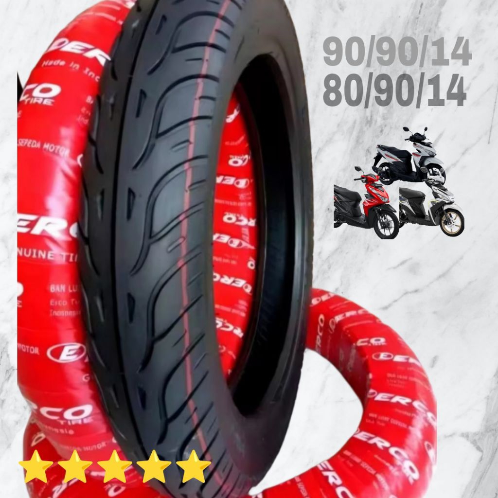 Jual Ban Motor Federal Tubeless 80/90 Dan 90/90 Ring 14 Inch | Shopee ...