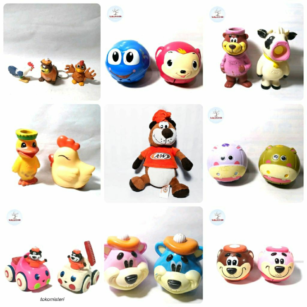 Jual Celengan Maskot Puzzle Jigsaw Mobil Blue Pink Beruang Chicken ...