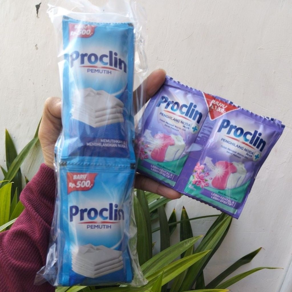 Jual Proclin pemutih dan penghilang noda renceng | Shopee Indonesia