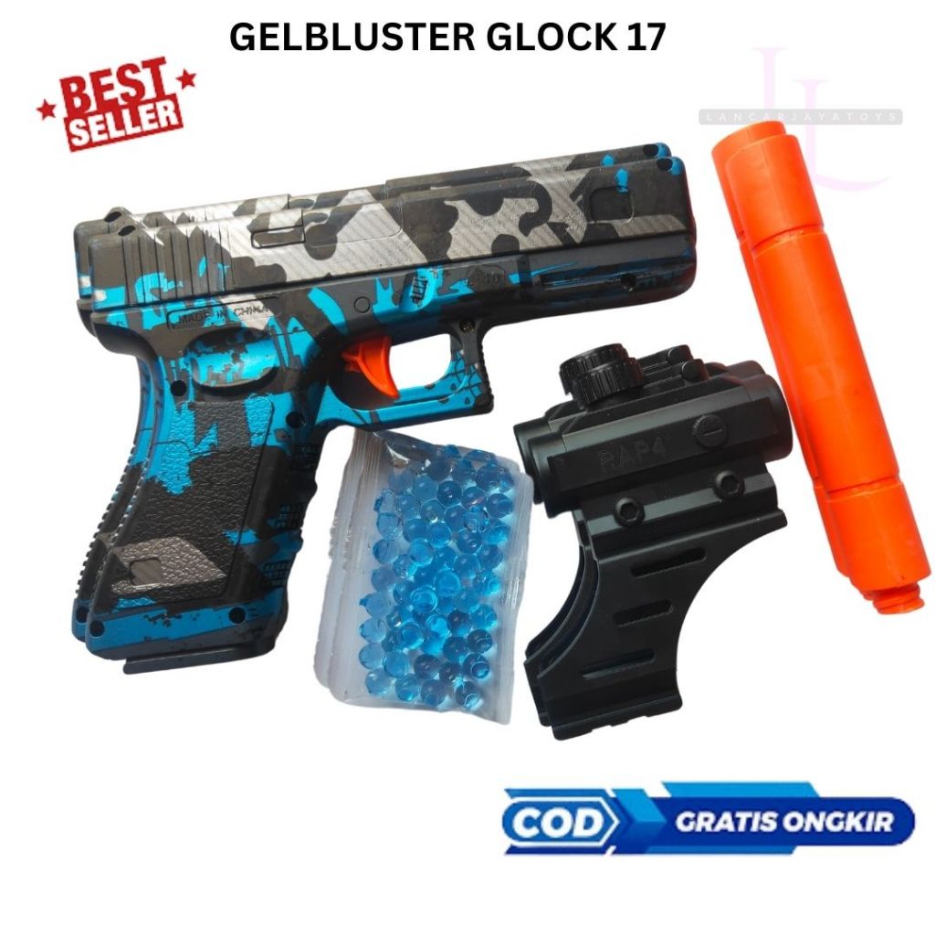 Jual Water gel lunak Gun Mainan Tembakan Water beads - Mainan pistol ...