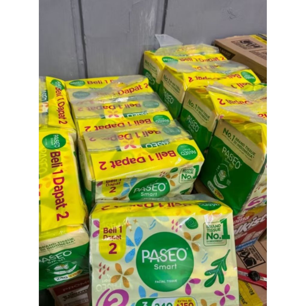 Jual Paseo PROMO BELI 1 GRATIS 1 TISU PASEO GO SMART 3PLY ISI 390PLY No ...