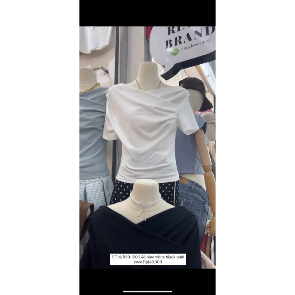 Jual NEW SABRINA TOP | Shopee Indonesia
