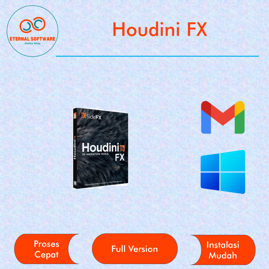 Jual Houdini FX Full Version Software 3D Animasi Full Lisensi Lifetime ...