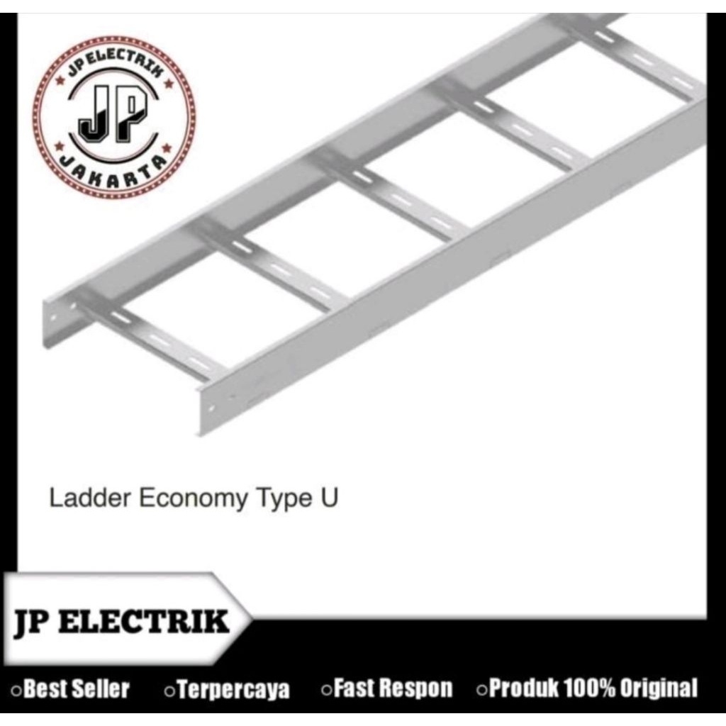 Jual Kabel Tray Ladder U 200x50x3000 mm Electro Galvanize | Shopee ...