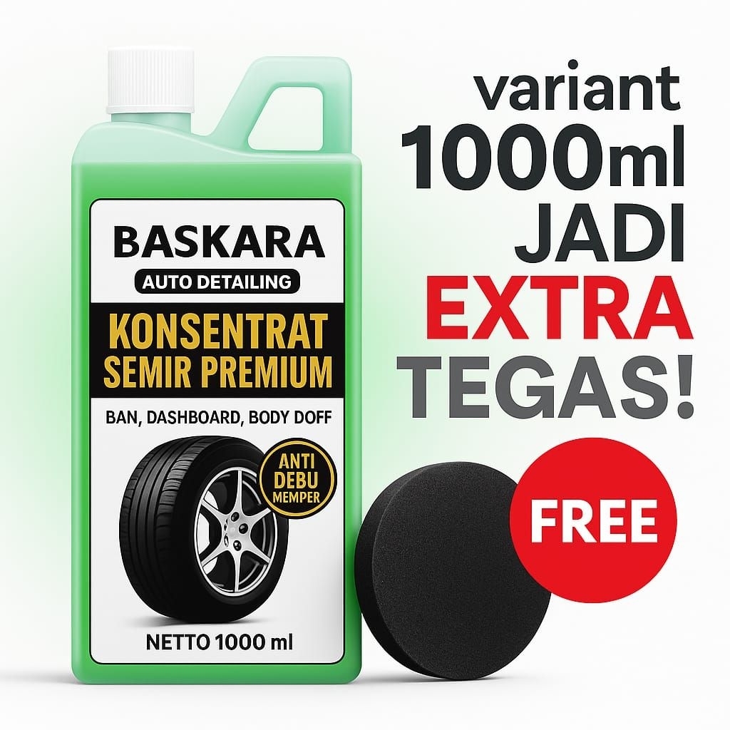 Jual Konsentrat Semir Ban Premium 1 Liter | Semir Ban, Dashboard dan ...