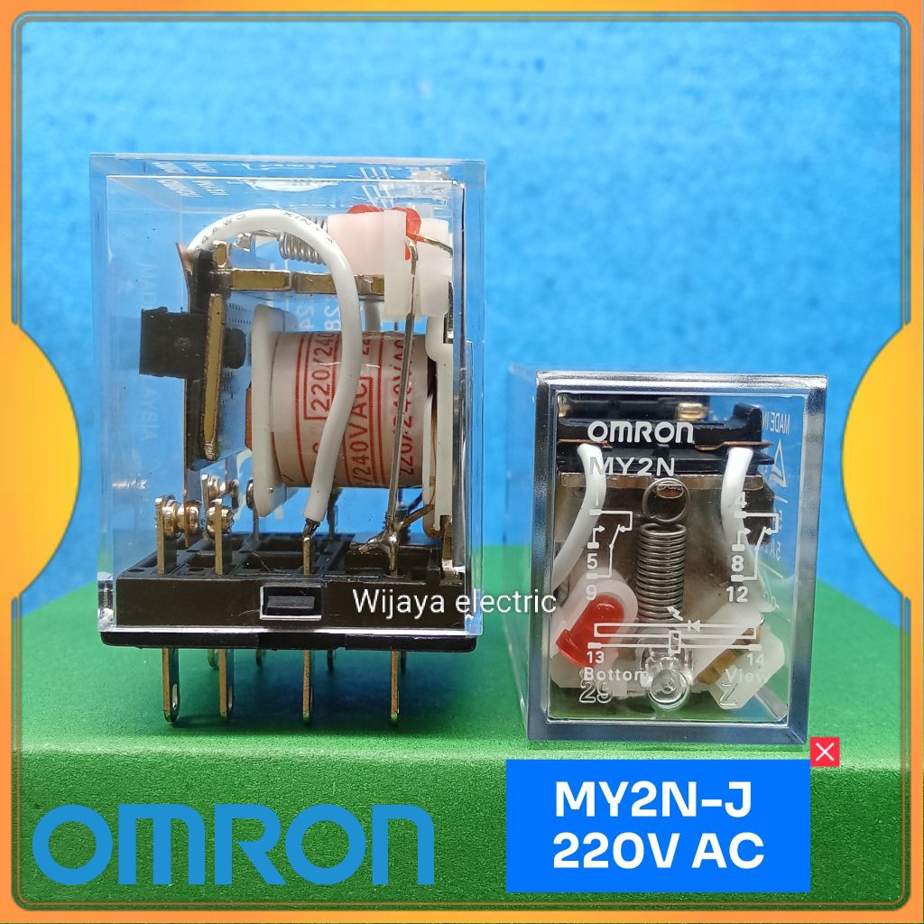 Jual relay Omron my2 my2n 220v 8kaki 5a | Shopee Indonesia