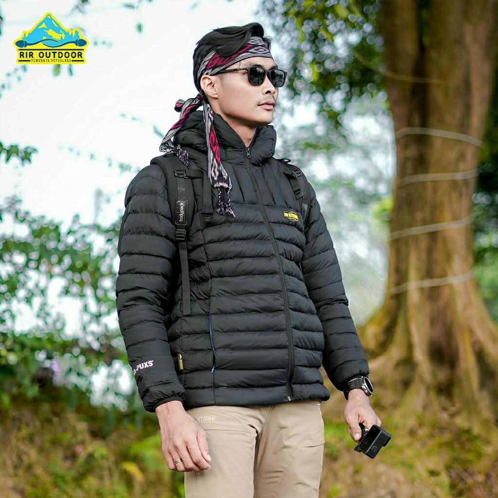 Jual JAKET GUNUNG MICROFIBER GELEMBUNG PUFFER JACKET WINTER HIKING ...