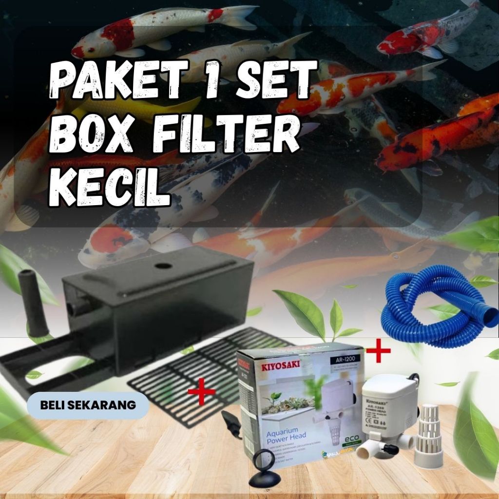 Jual POMPA FILTER AQUARIUM 1SET UKURAN KECIL- ( BOX FILTER KECIL, MESIN ...