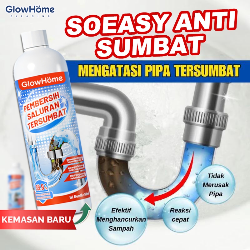 Jual [Glow Home] Cairan Anti Sumbat So Easy 500 Gram - Pelancar Pipa ...