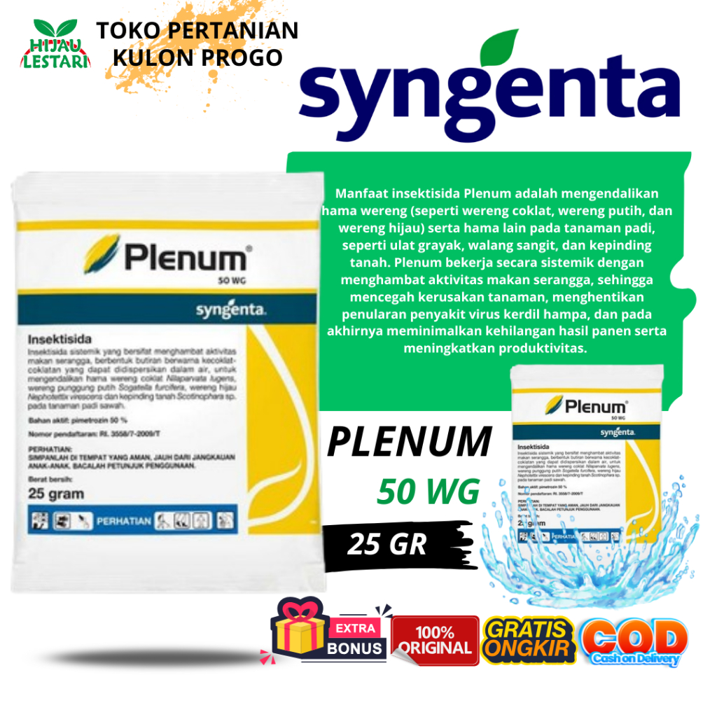 Jual Insektisida Plenum 50WG 25gram Hijau Lestari | Shopee Indonesia