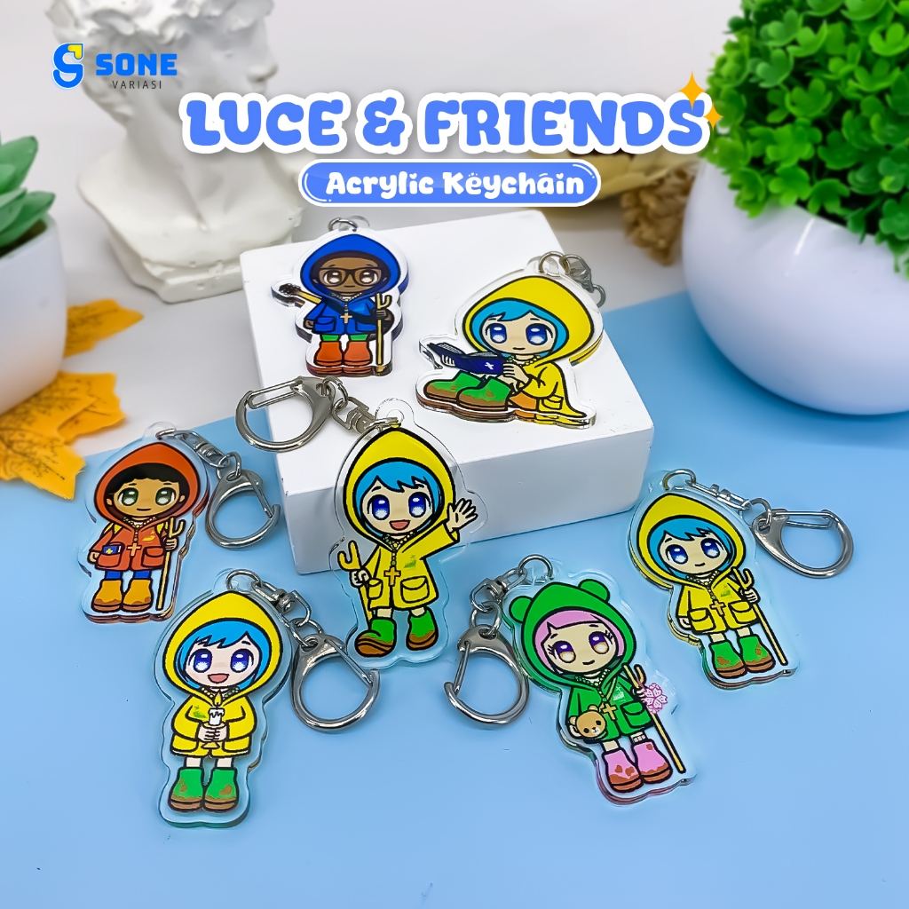 Jual Gantungan Kunci Akrilik Luce Friends - Keychain Xin Fe Sky | Shopee Indonesia