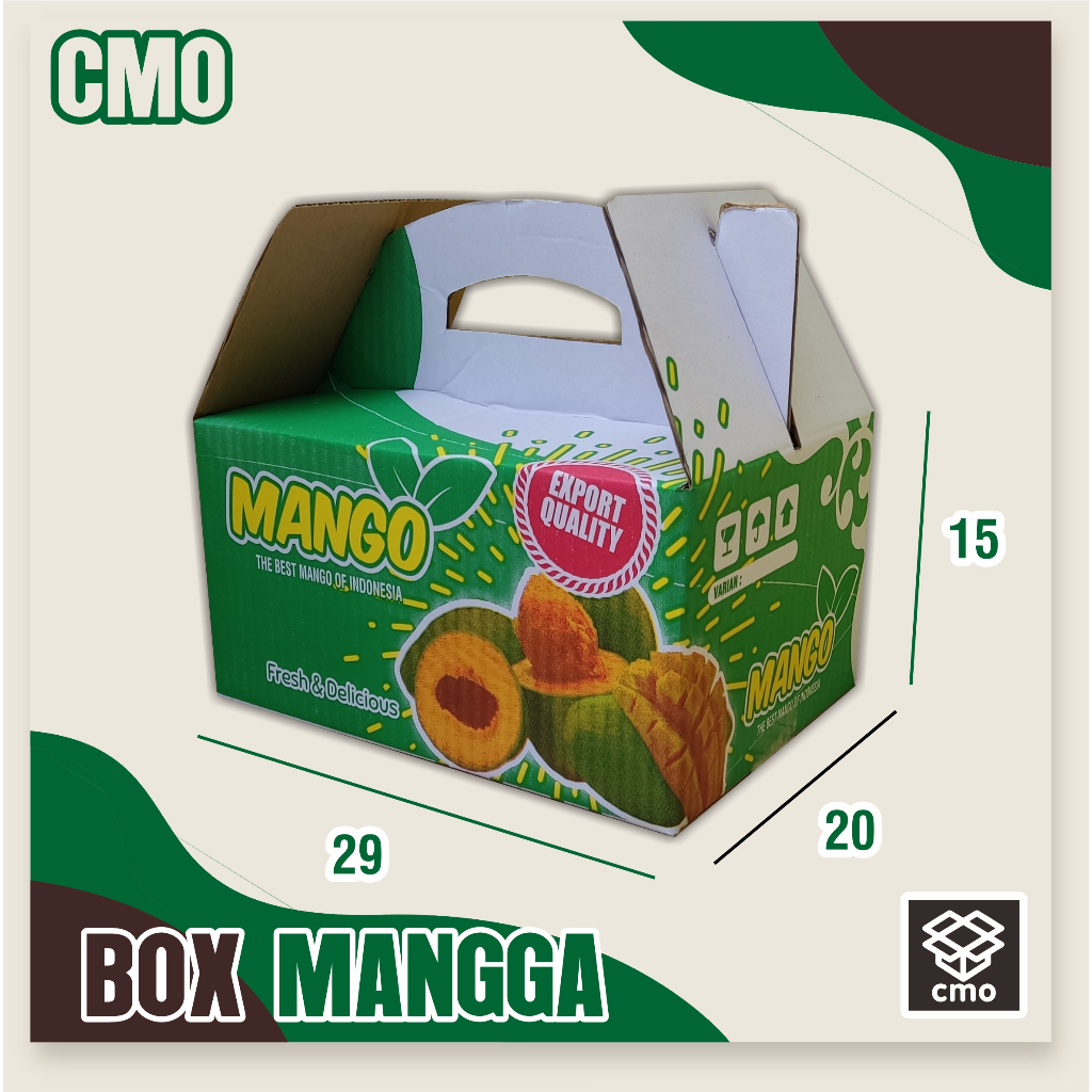 Jual Box Mangga ISI 6 + SEKAT 29x20x15 cm /kardus box mangga alpukat ...