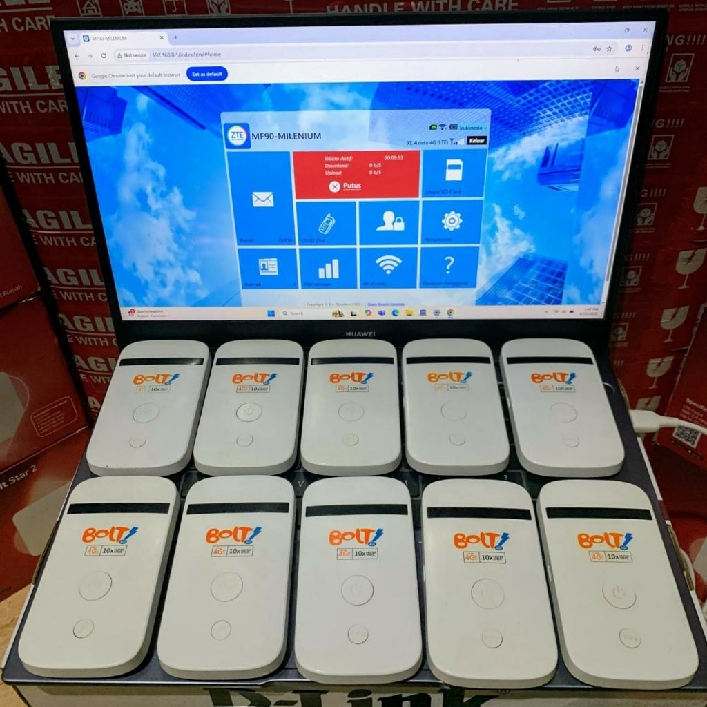 Jual MF90 ZTE Bolt MiFi 4G LTE Modem UNLOCK All Operator 4G LTE B1'B40 ...