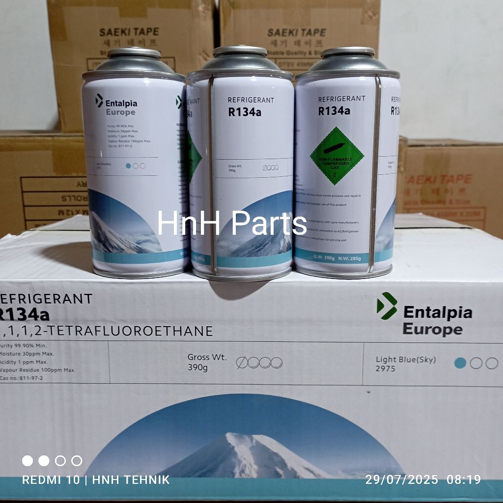 Jual REFRIGERANT R134a (entalpia) kaleng 1dus | Shopee Indonesia