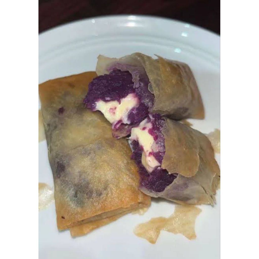 Jual Lumpia Ubi Ungu Lumer All Variant Coklat, Mozarella, Keju | Shopee ...