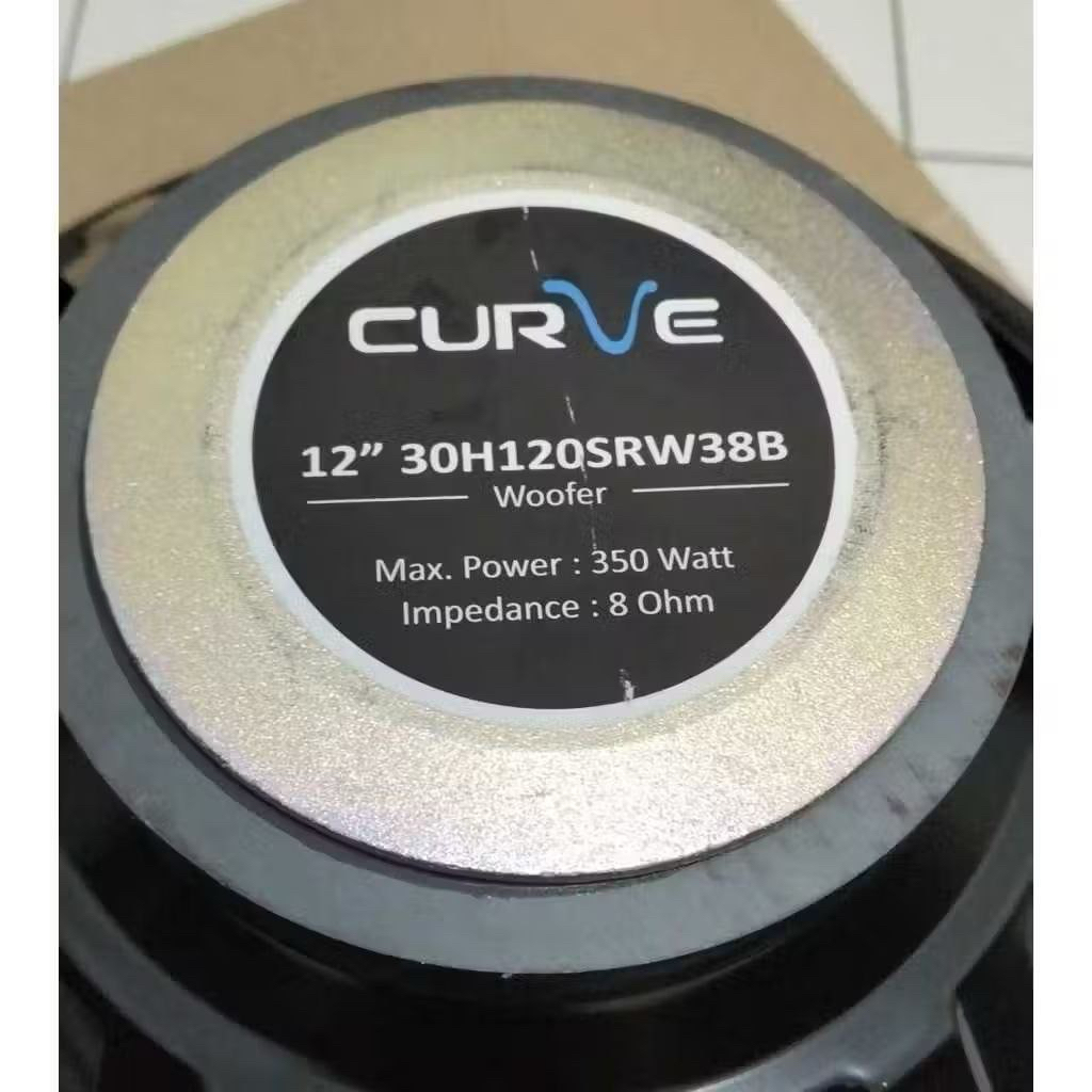 Jual Speaker 12 Inch Woofer Curve 350 Watt Curve 12 inch Woofer SRW 38B ...