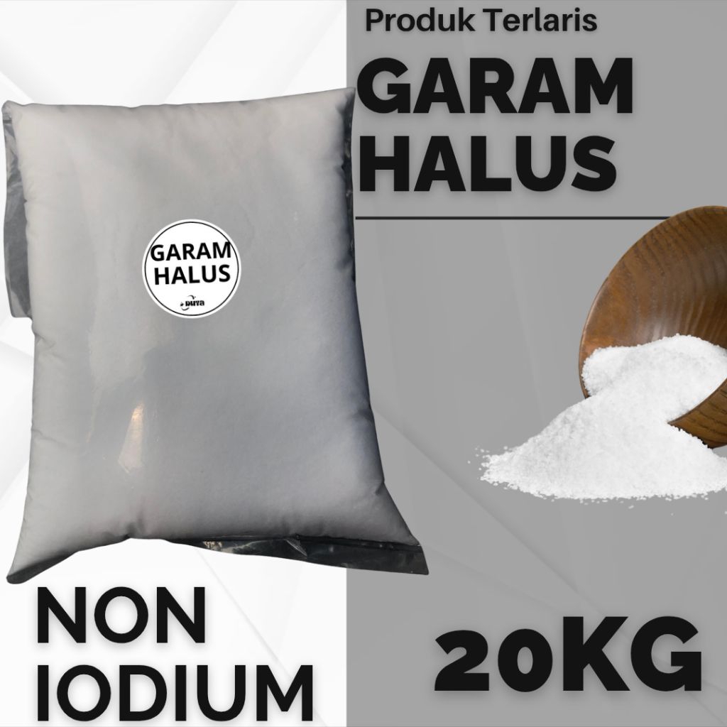 Jual GARAM HALUS 20KG - GARAM DAPUR 20KG - GARAM NON IODIUM - GARAM ...