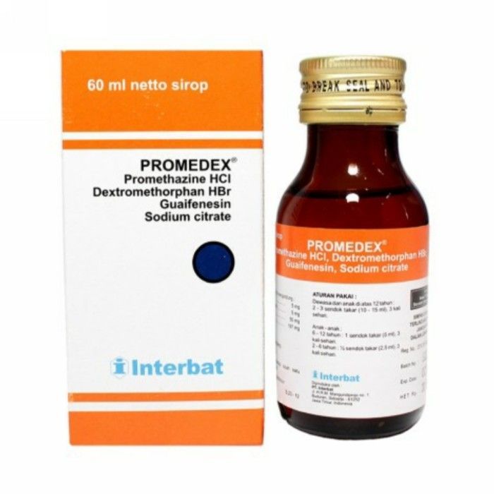 Jual PROMEDEX SYRUP 60 ML - Obat Batuk Alergi Kering Berdahak | Shopee ...