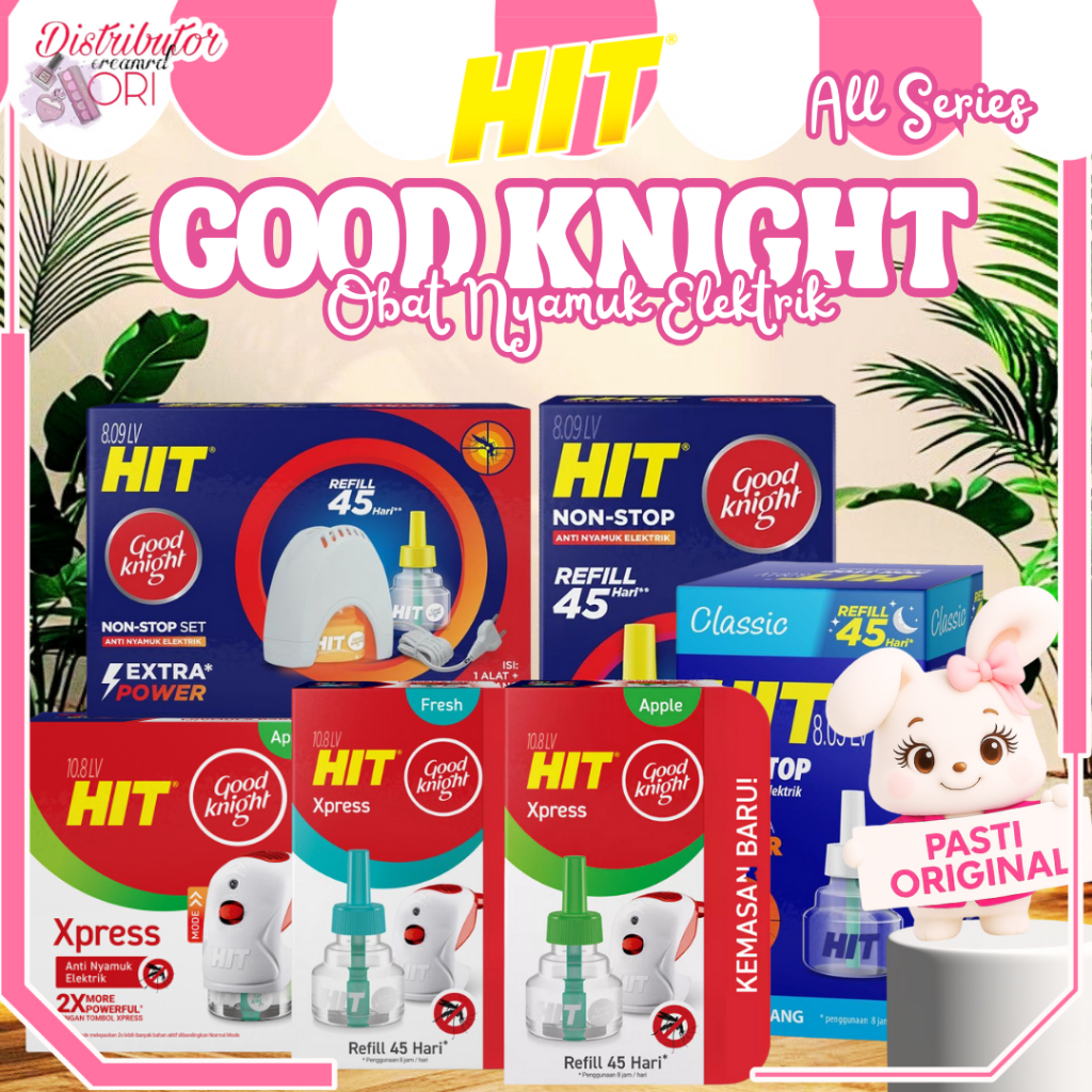 Jual Hit Good Knight | All Series | Set + 1 Refill Fresh /Refill ...