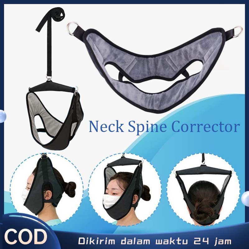 Jual 1set Alat Terapi Traksi Leher Sabuk Traksi Serviks Penyangga Leher ...