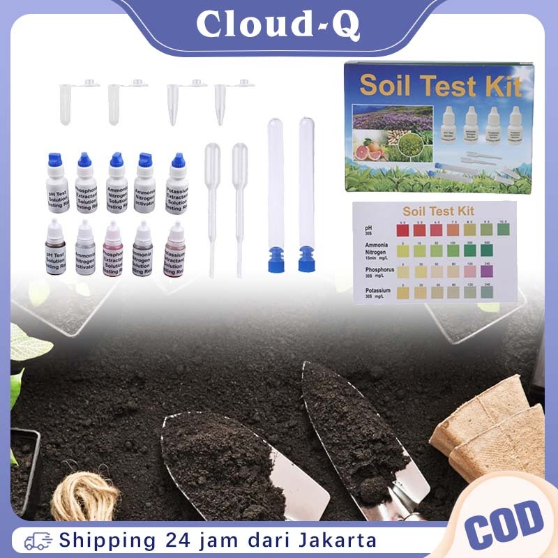 Jual Soil Test Kit Tanah / Alat Tes Ph Tanah / Npk Soil Tester / Amonia ...
