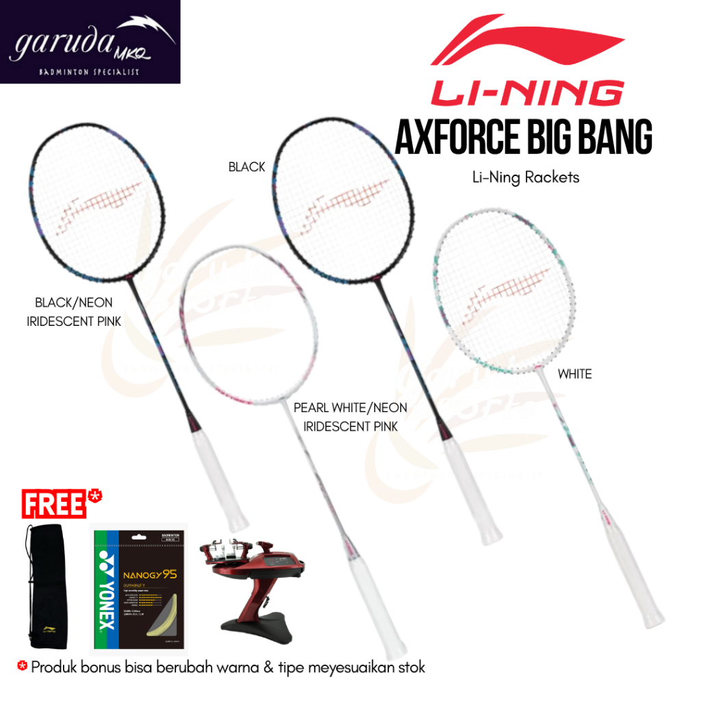 Jual RAKET BADMINTON LINING Axforce Big Bang / LI-NING Axforce Big Bang ...