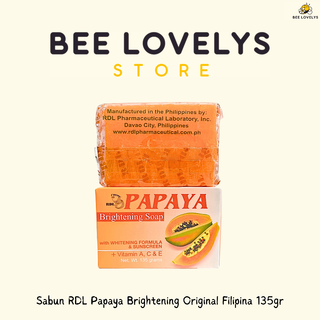 Jual Sabun RDL PAPAYA Brightening 135gr Original Filipina | Shopee ...