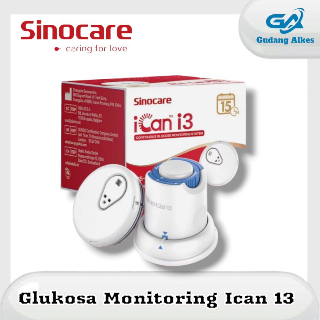 Jual CGM Sinocare ican i3 Alat Cek Gula Darah 15 Hari Berkelanjutan ...