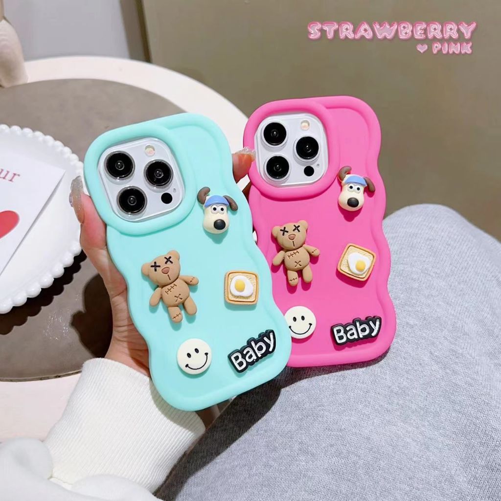 Jual Fluffy Mood Case Motif 3D For IPhone X Xs XsMax 11 12 13 14 15 ...