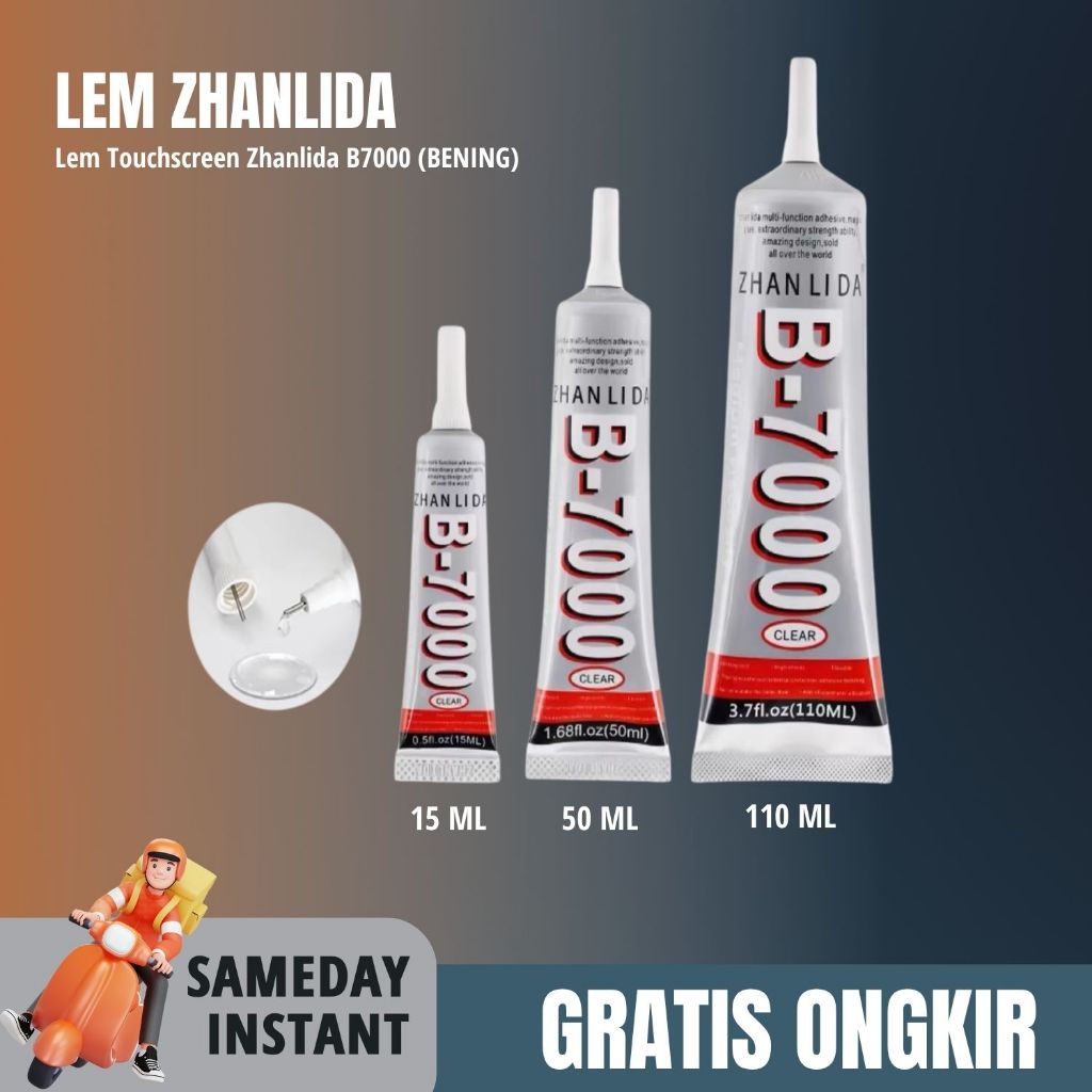 Jual Lem LCD Zhanlida B7000 / Lem Touchscreen Zhanlida B7000 | Shopee Indonesia