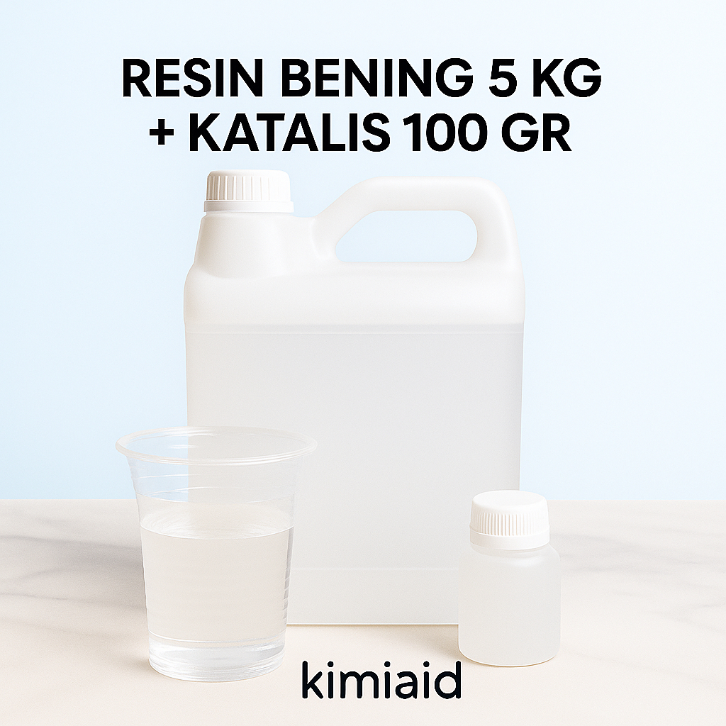 Jual Resin Bening 5Kg + Katalis - Resin Bening - Polyester - Fiberglass ...