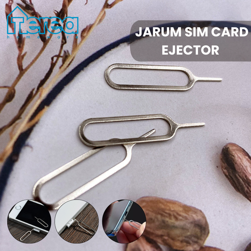 Jual TEREA Jarum Sim Card Ejector Pembuka Sim Card Tusukan Kartu Hp Try ...