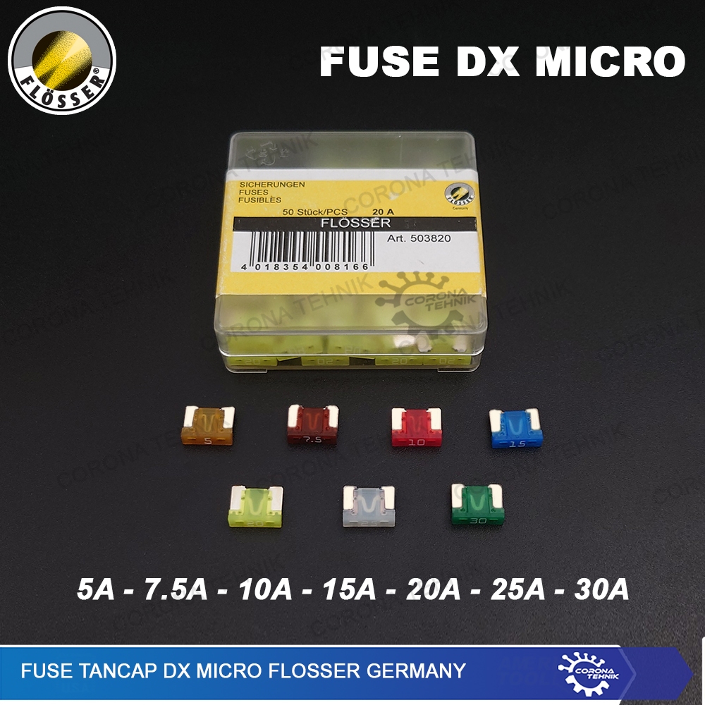 Jual DX Micro Flosser Germany Fuse Sekring Tancap | Shopee Indonesia