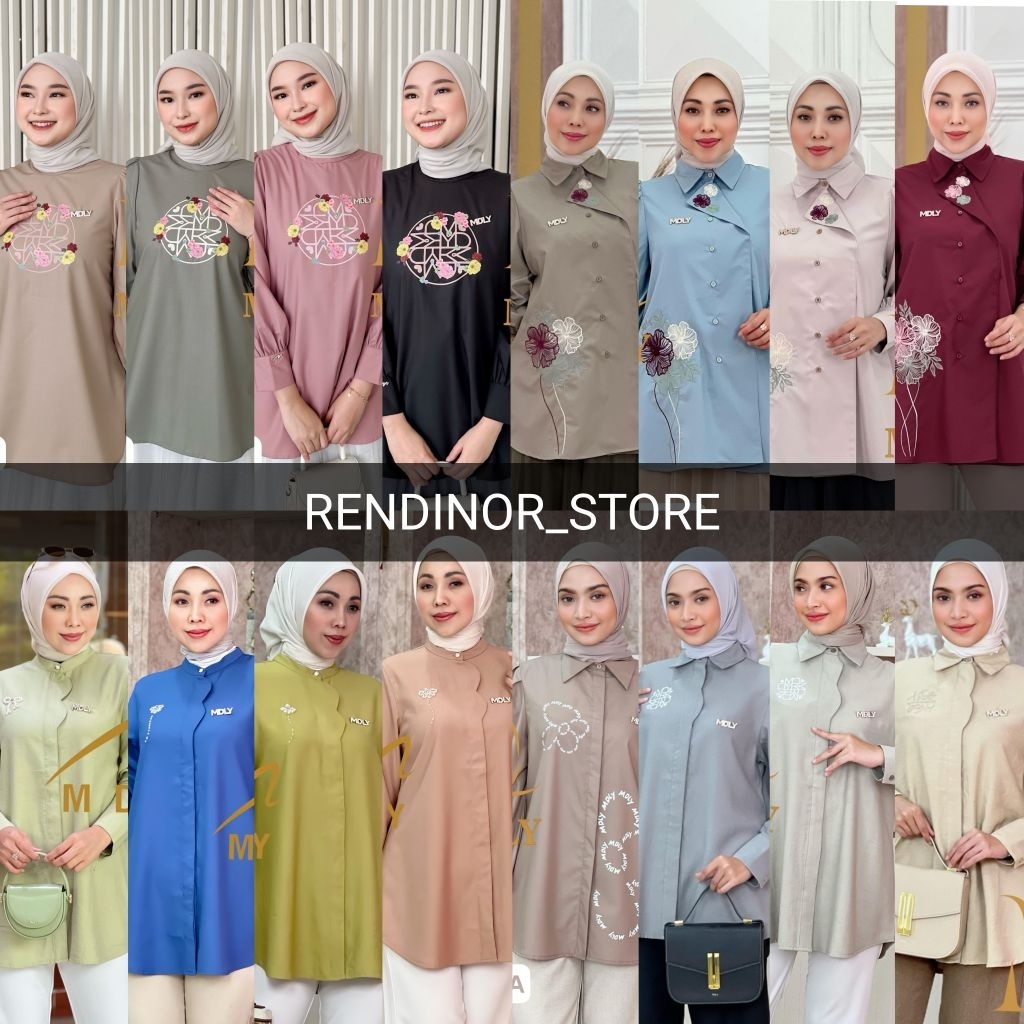 Jual RHEA ESSY ESSY SENIYA YOMNA CATYA ATASAN SHIRT BY MDLY ORIGINAL ...