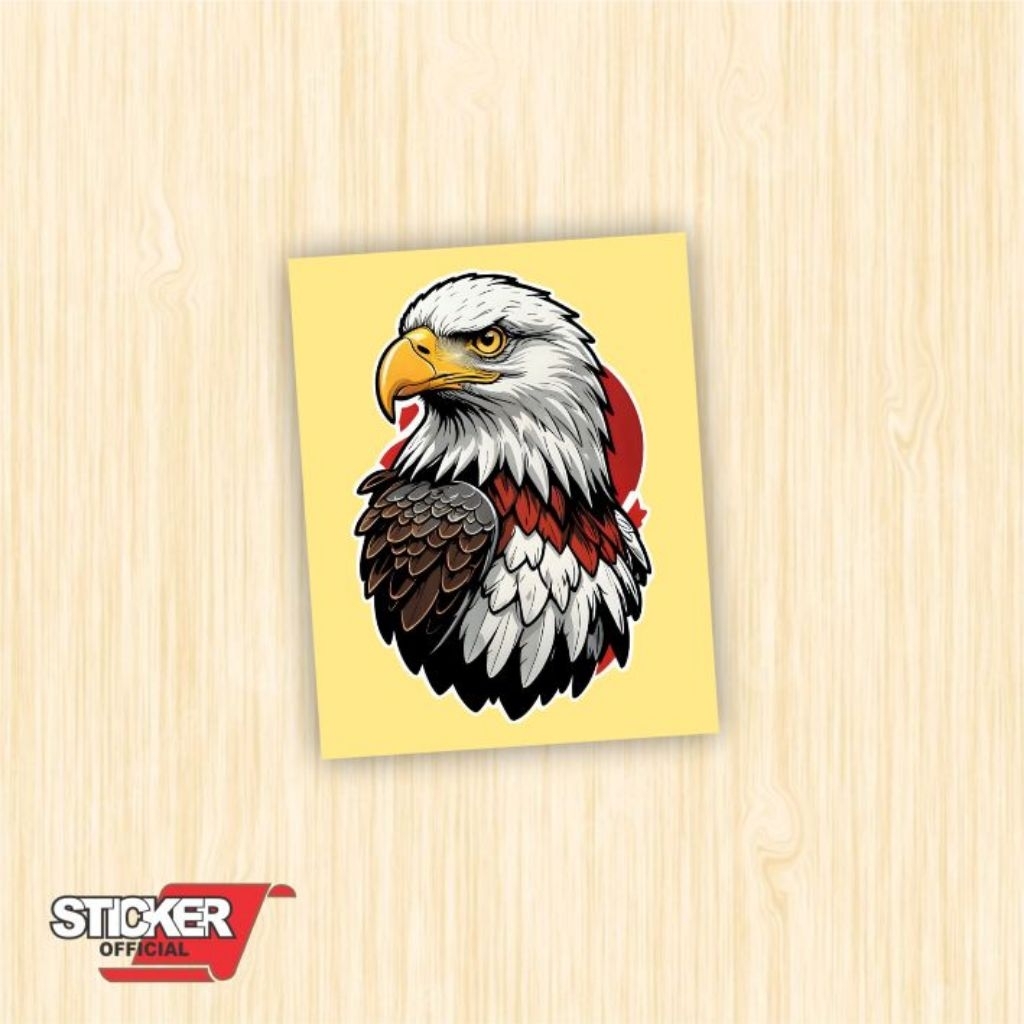 Jual stiker elang, gatuda, elang, stiker nuala, hp, motor | Shopee ...