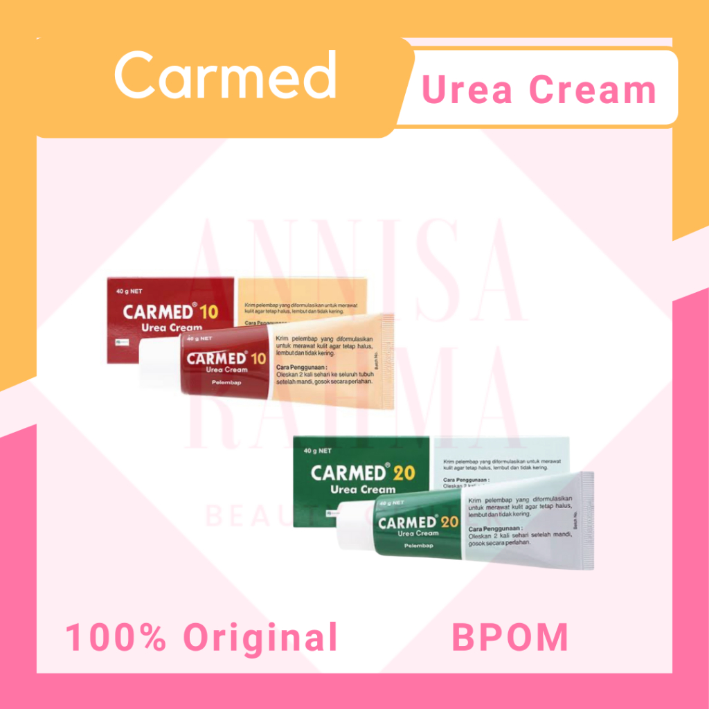 Jual CARMED Urea Cream 10% 20% Pelembab | Shopee Indonesia
