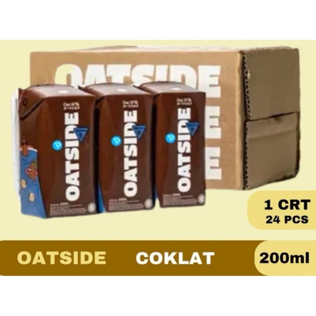 Jual Oatside Choco Oatmilk 200ml Straw x24 | Shopee Indonesia
